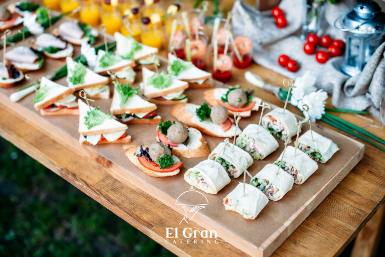 ¿Cuáles son los distintos tipos de catering?