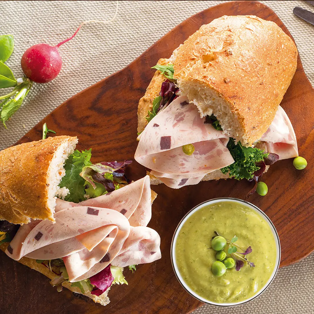 Mini Sandwich Pollo trufado - El gran catering